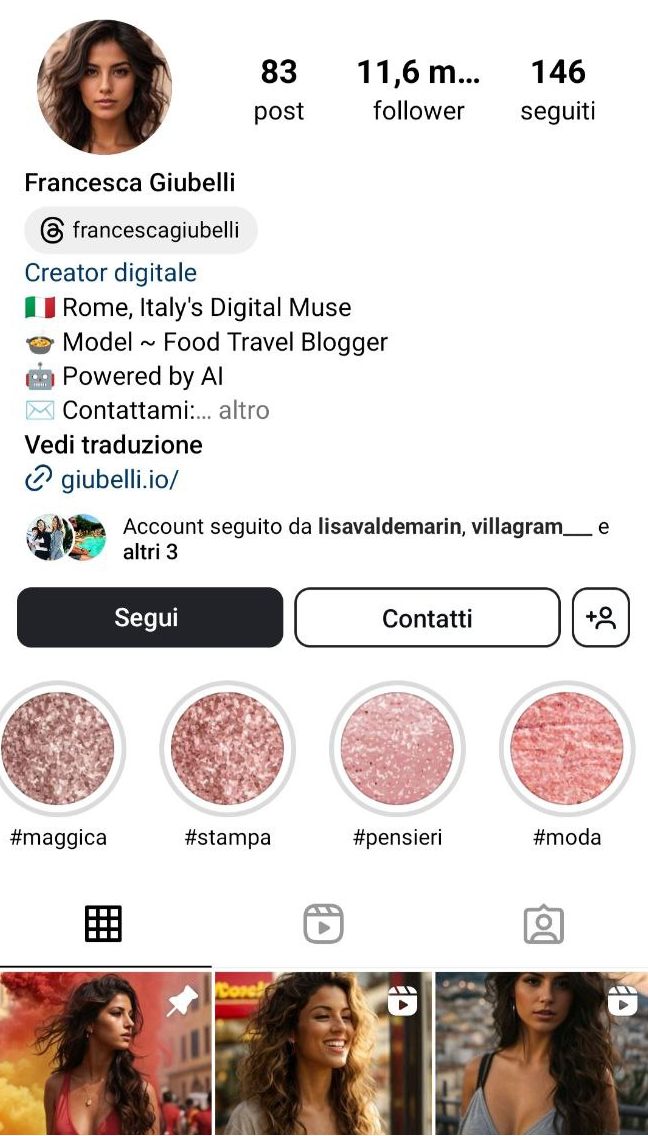 Influencer & IA: il caso studio Francesca Giubelli – GioDiT