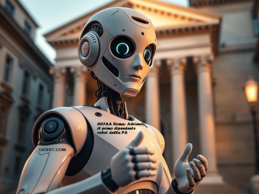 Camera di Commercio di Roma: arriva Adriano, il primo dipendente robot ...